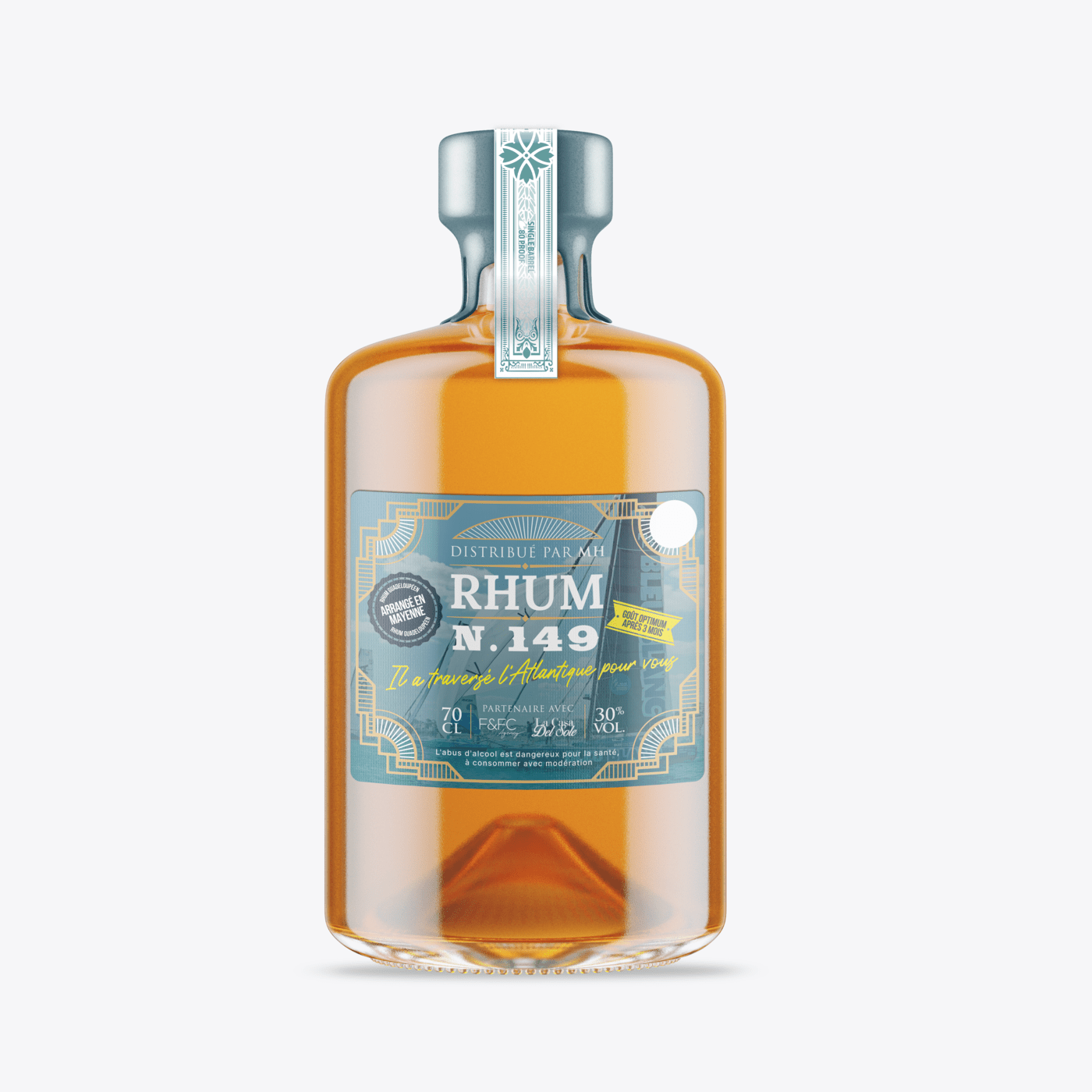 Packaging bouteille Rhum - F&FC Agency